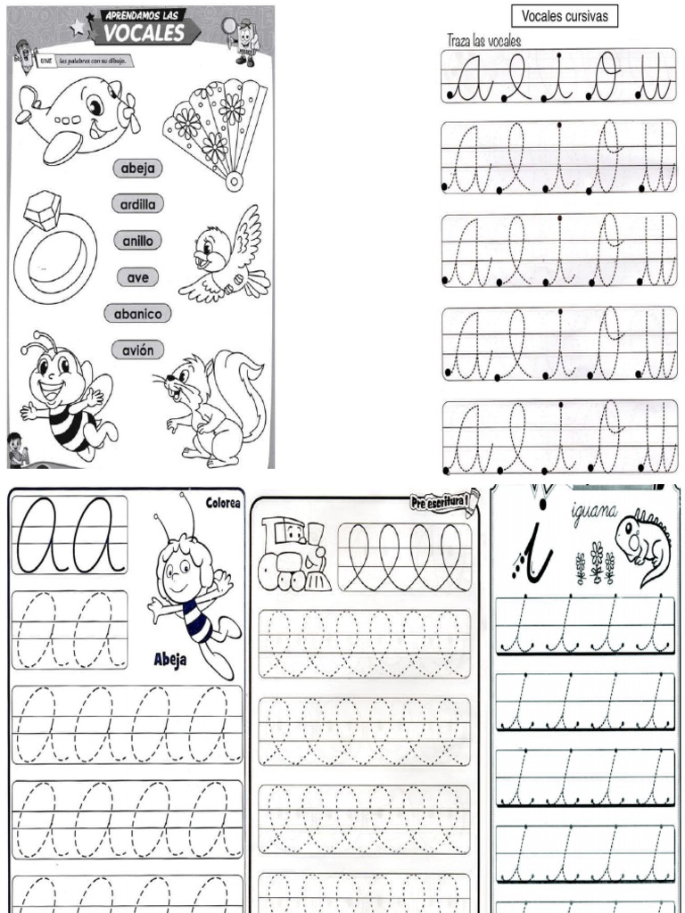 Vocales y Trazos | PDF