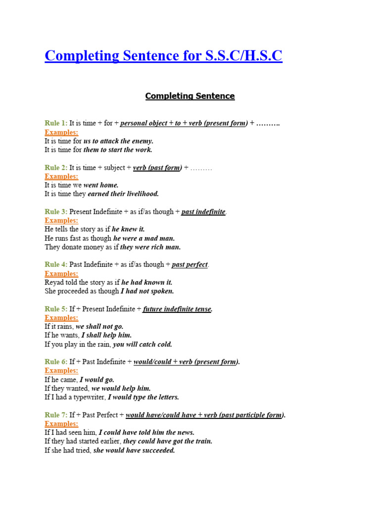 All Grammar Rules | PDF | Verb | Semantics