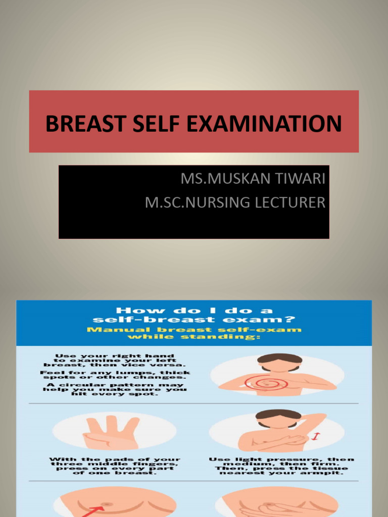 Breast Self-Examination Guide | PDF | Breast Cancer | Mammography