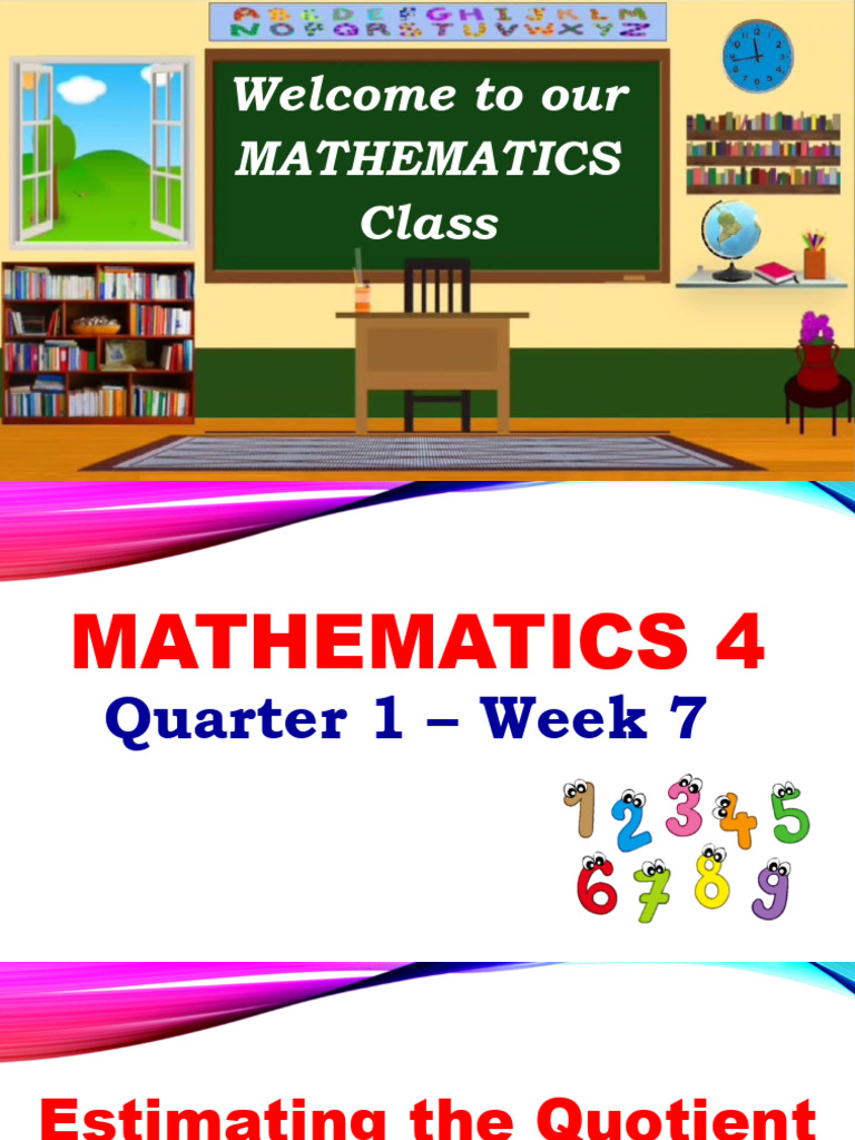 Math4-Q1-W7 Presentation | PDF | Division (Mathematics) | Mathematics