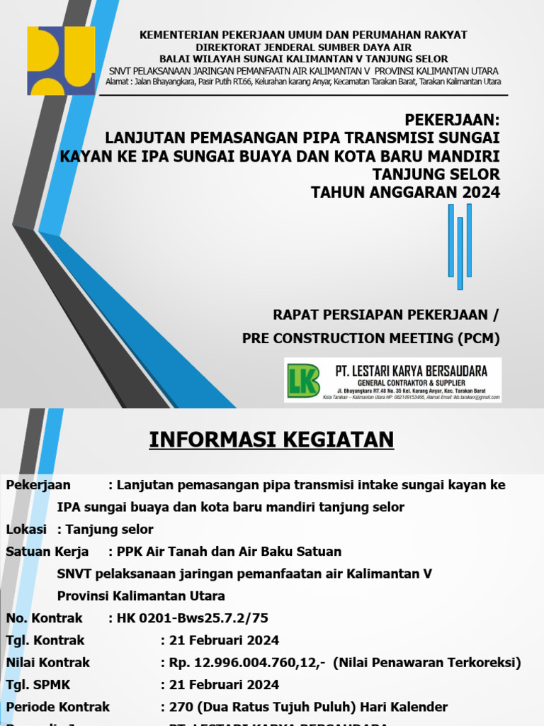 New Rapat PCM - Sungai Kayan 2024 | PDF