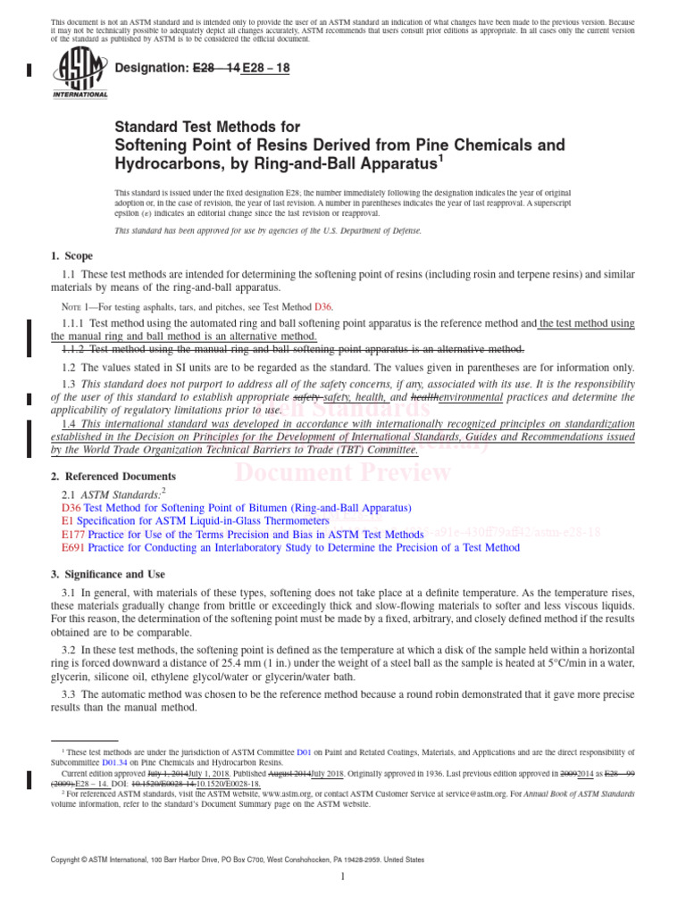 Astm E28 18 | PDF | Distillation | Purified Water