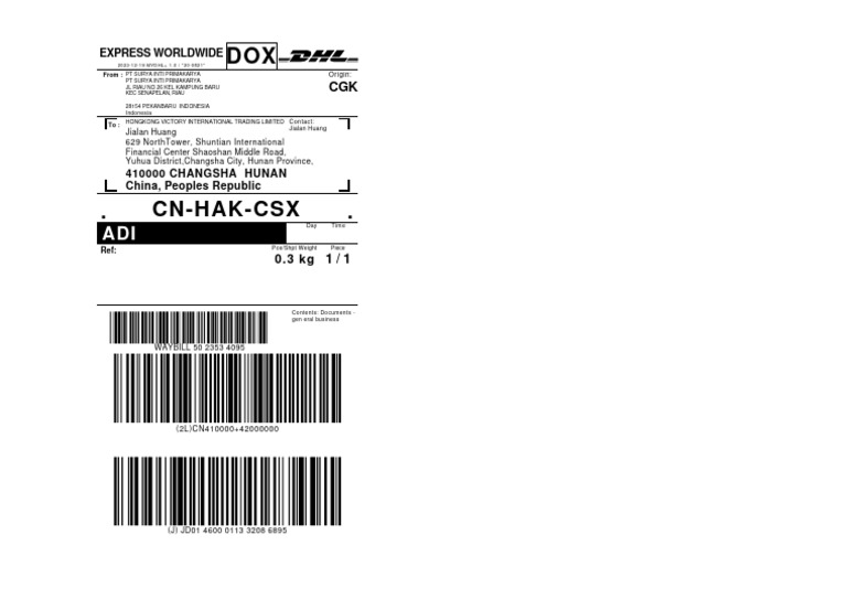 Business Document Shipment | PDF
