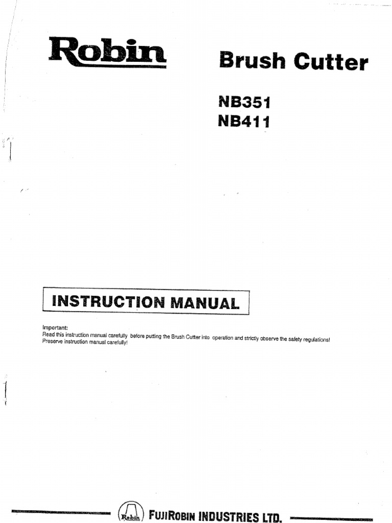 Robin NB 411 1 | PDF