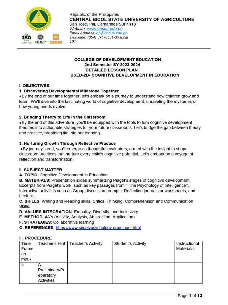 Educ9_Group-3 | PDF | Schema (Psychology) | Cognition