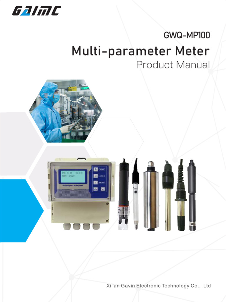 GWQ-MP100 Multi-Parameter Meter Including COD - GAIMC Neo | PDF | Ph ...