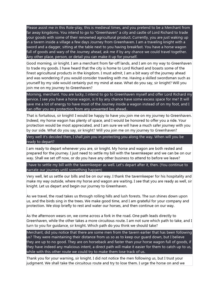 A Knight and A Merchant | PDF | Knight