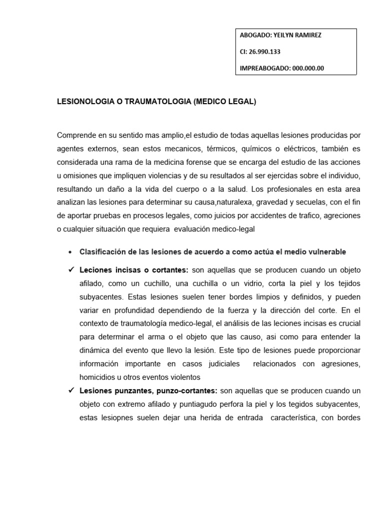 Medicina Legal | PDF | Especialidades Medicas | Medicina CLINICA