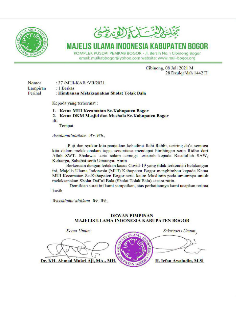 contoh-surat-rekomendasi-mui-27 | PDF