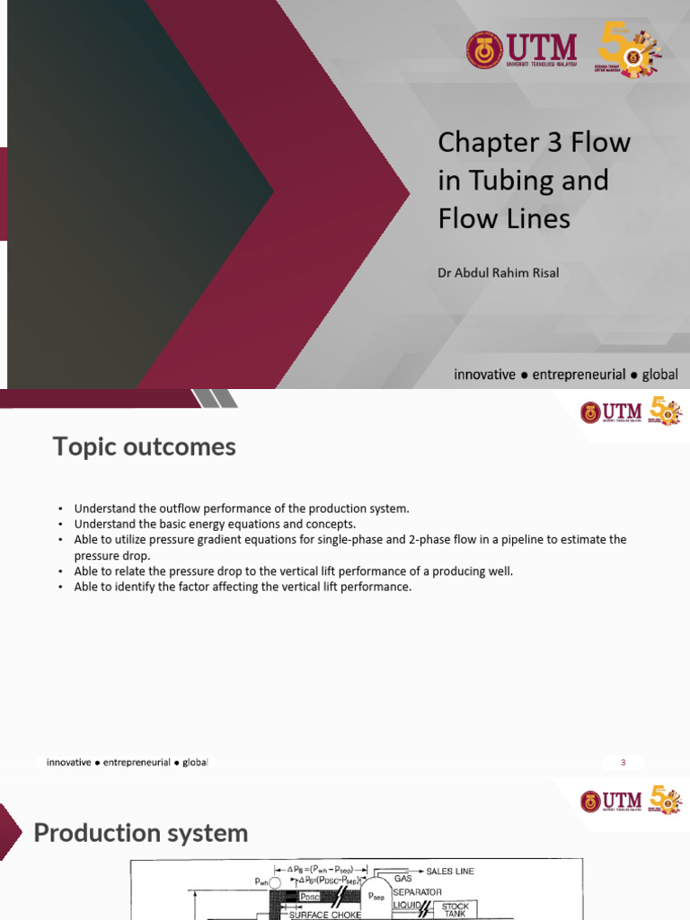 Chapter 3 Flow Through Tubing and Flow Lines Part 1 Revised | PDF ...