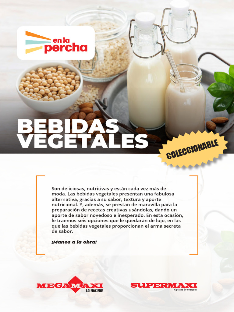 En La Percha Bebidas Vegetales | PDF | Postres | Leche de coco