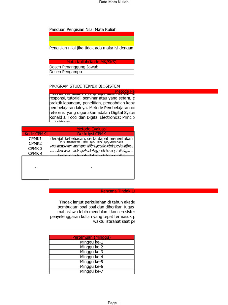 Template Portofolio Mahasiswa Gratis | PDF
