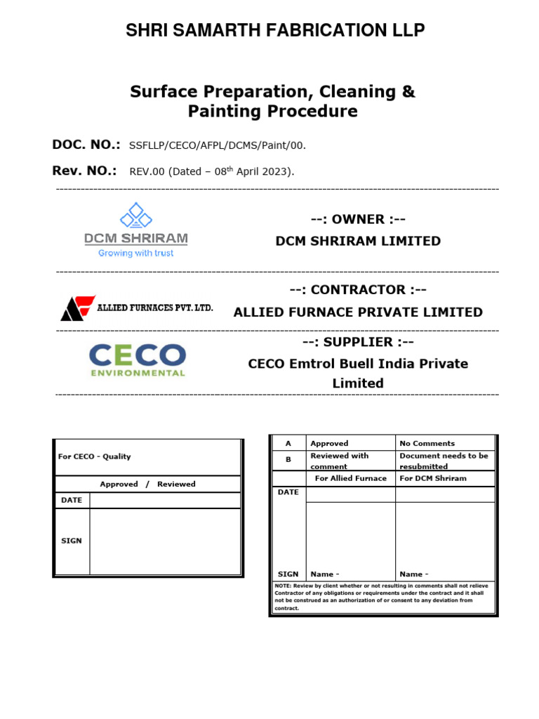 Painting Procedure | Download Free PDF | Paint | Coating