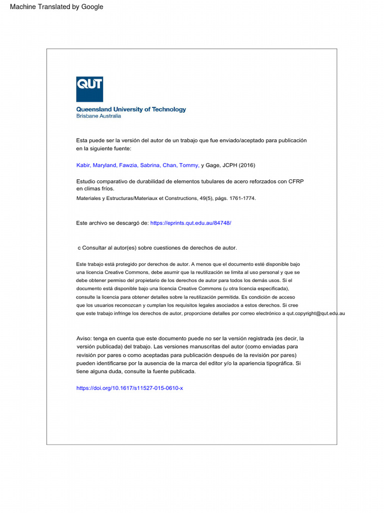 Submitted Version Descargar Gratis Pdf Aluminio Viga Estructura 