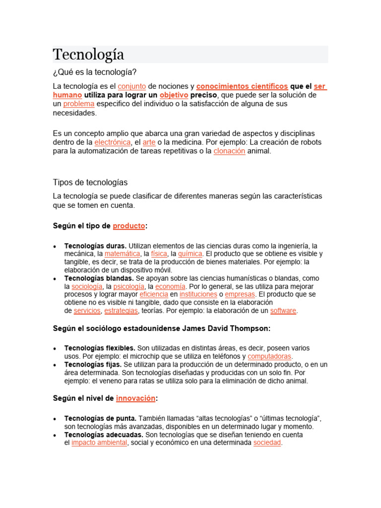 Guía Completa sobre Tecnología | PDF | Sociedad | Ingeniería