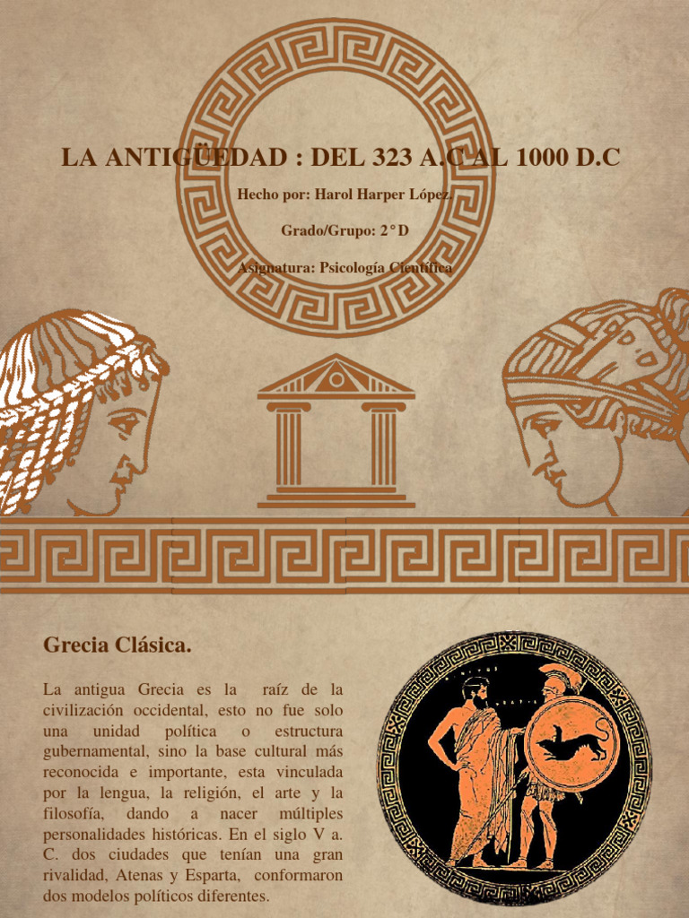 La Antigüedad Del 323 A.C Al 1000 D | Descargar gratis PDF | Antigua Grecia | Guerras Greco Persas