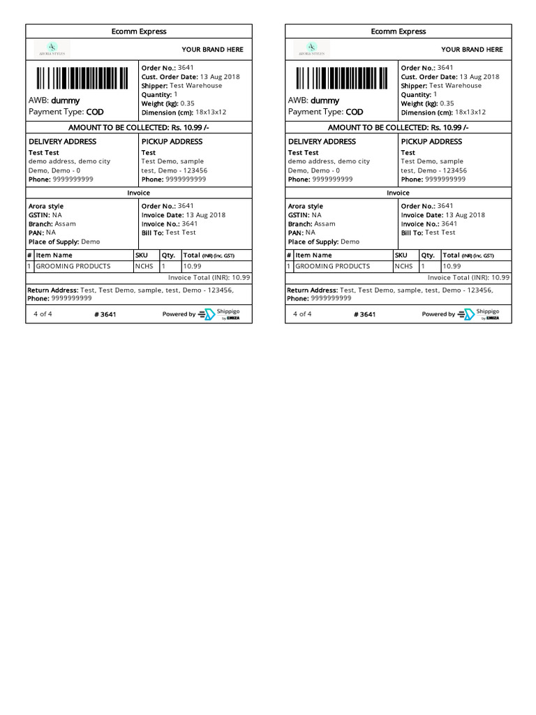 07 04 24 Selected Orders Label | PDF | Business Documents