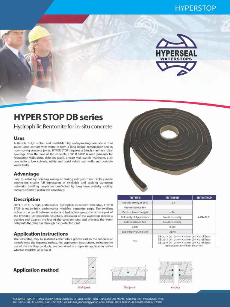Hyperstop Bentonite Brochure | PDF
