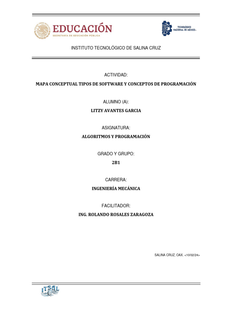 Litzy Avantes Garcia - Mapa.10.02.24 | PDF | Programación de ...