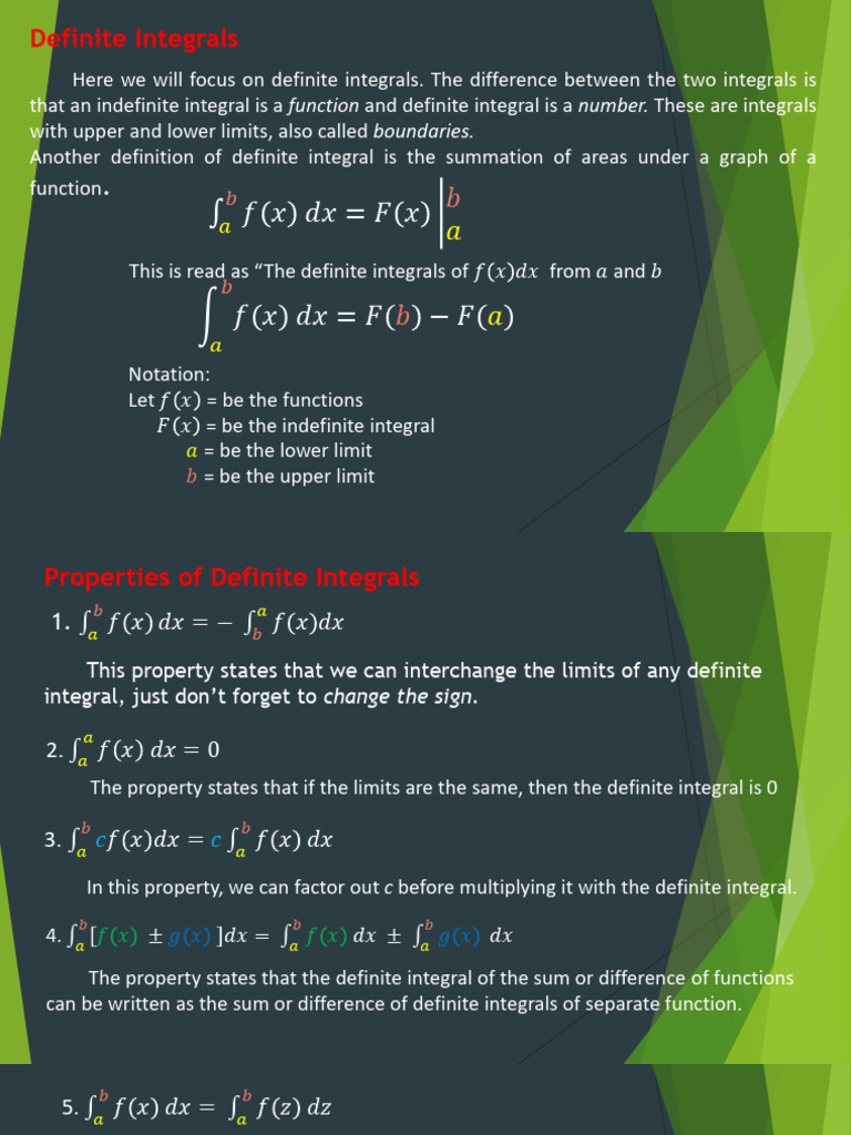 Module 2 Definite Integrals Chain Rule and Exponential Functions | PDF ...