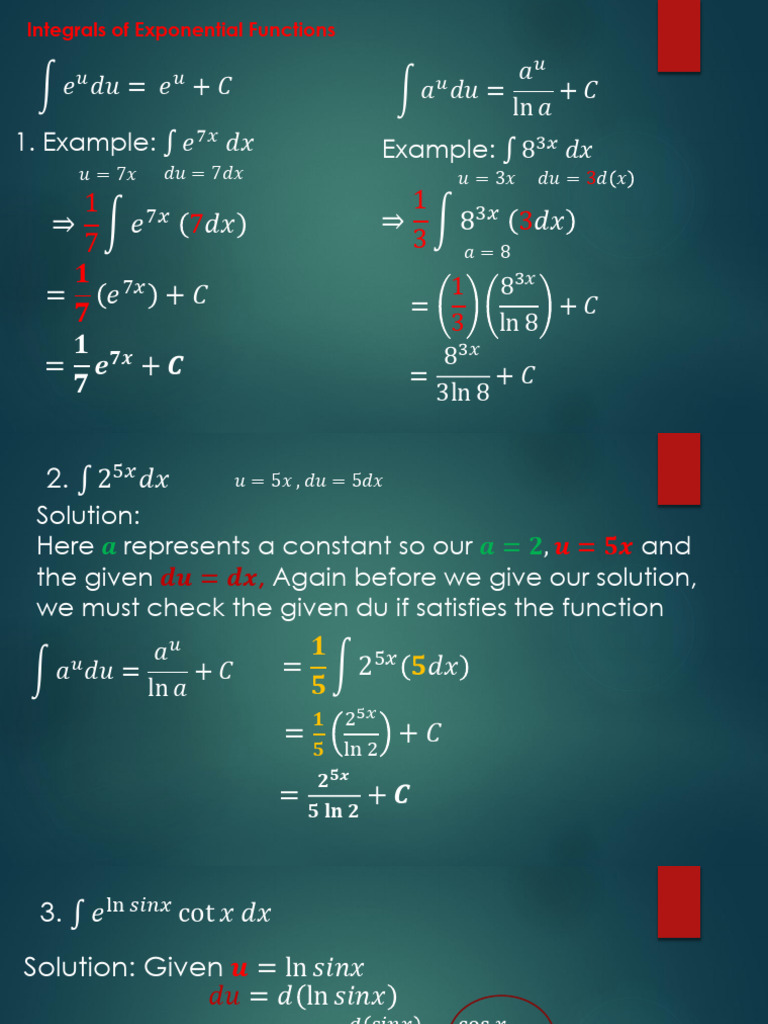 Module 3: Lntegration of Exponential and Natural Logarithm | Download ... Module 3: Lntegration of Exponential and Natural Logarithm | Download ...