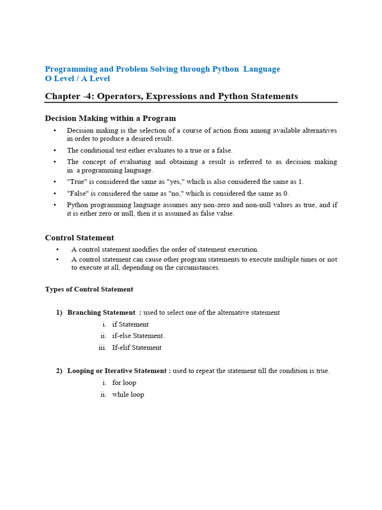 ALevel 1 Python 15apr SS | Download Free PDF | Control Flow | Software Development