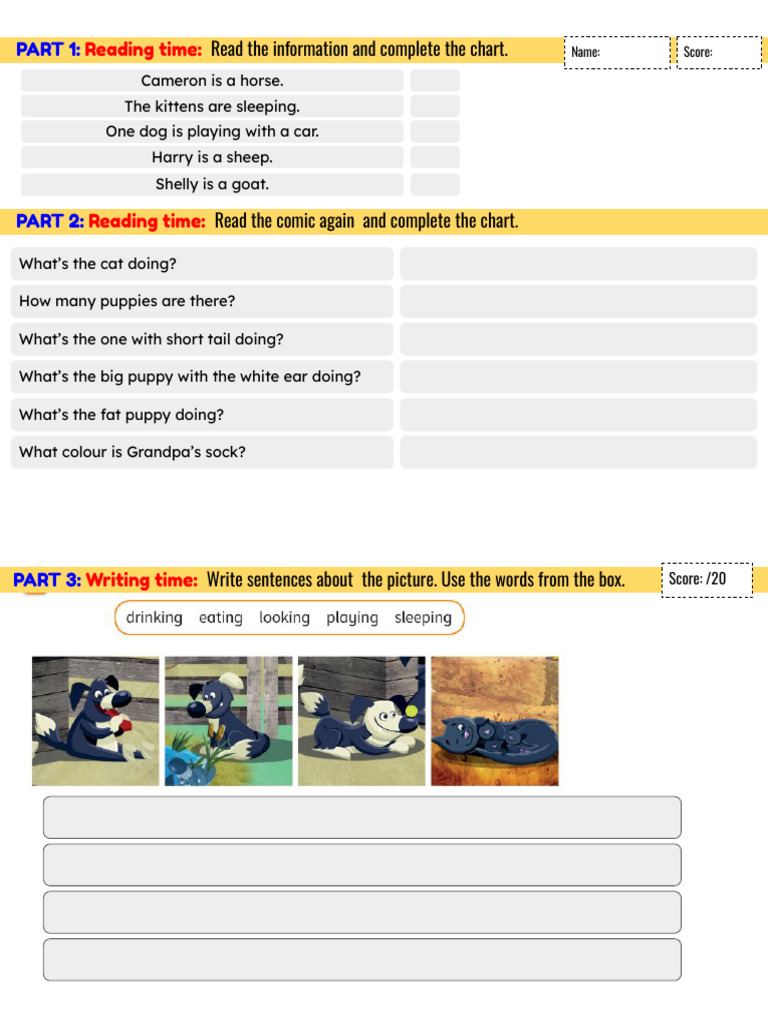 Movers 2 Read, Listen and Write | PDF