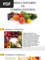 Comida Chatarra Vs Comida Saludable | PDF | Aceite de cocina | Alimentos