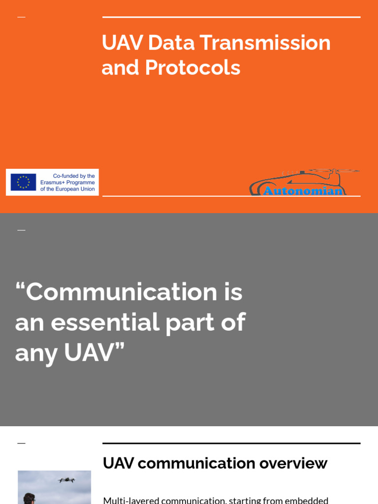 UAV Data Transmission and Communication Protocols | PDF | Wi Fi | Bluetooth