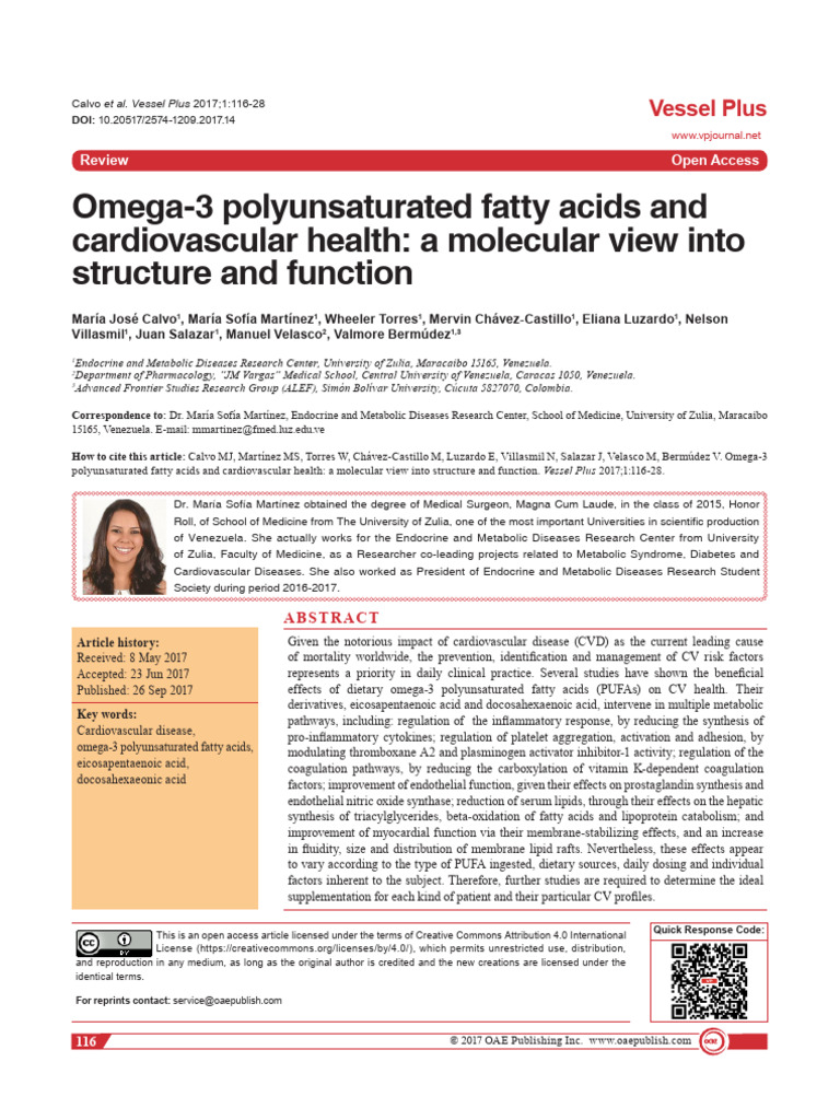 Omega-3 Polyunsaturated Fatty Acids and Cardiovasc | PDF | Polyunsaturated Fat | Omega 3 Fatty Acid