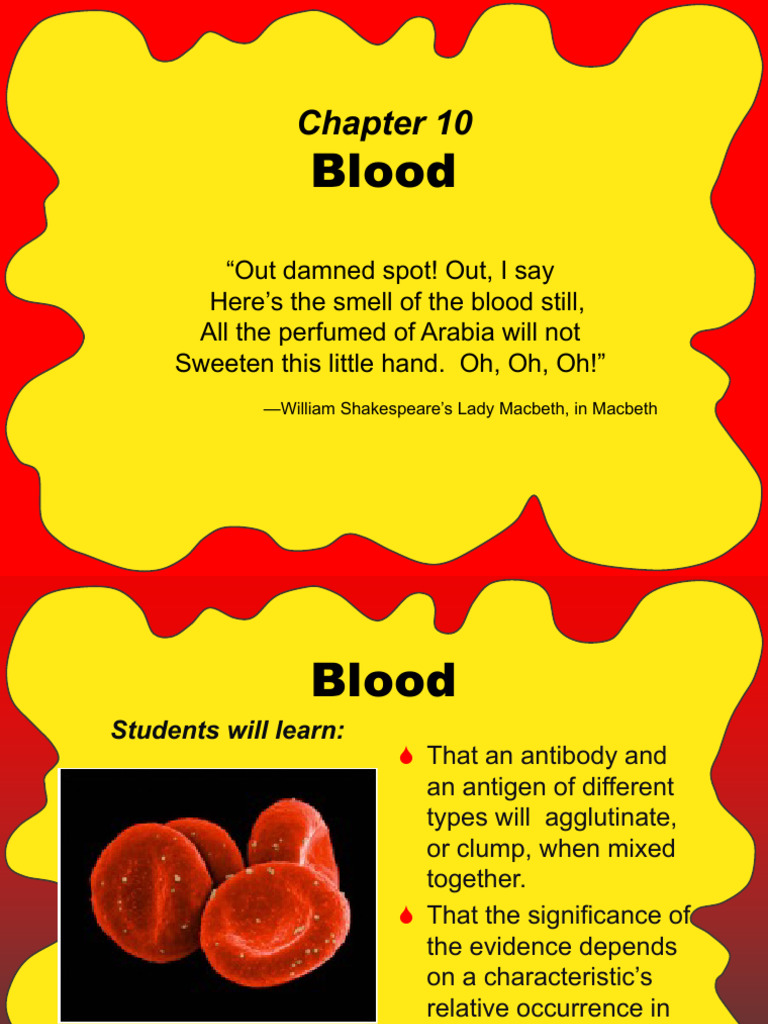 L3_FORENSIC SEROLOGY | PDF | Blood Type | Blood Cell