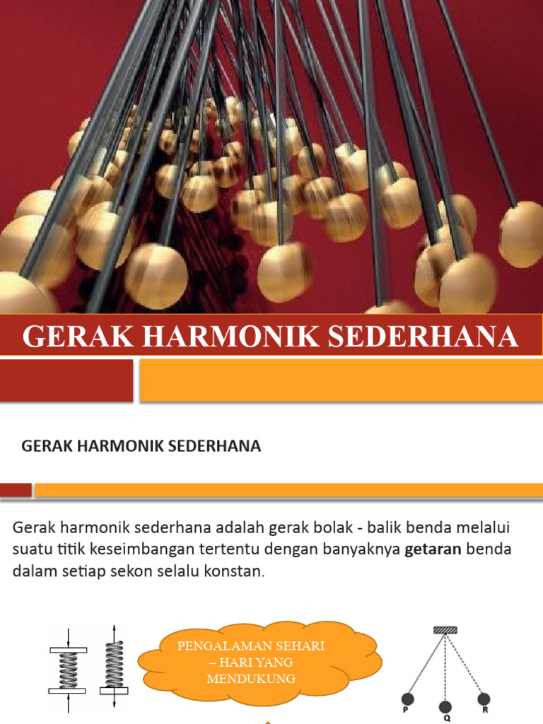 Bab 10 Gerak Harmonik Sederhana | PDF