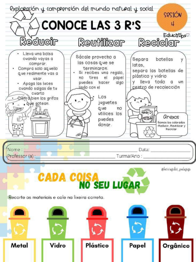 actividades para trabajar el ambiente | PDF