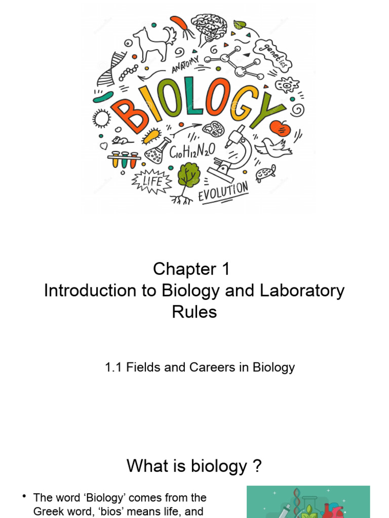 Introduction to Biology Careers and Fields | PDF