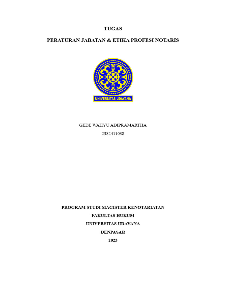 Perbandingan Notaris Dan PPAT | PDF