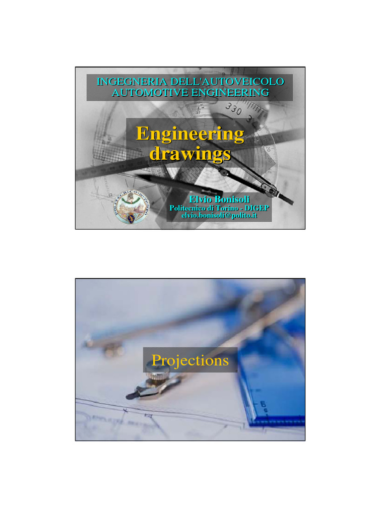 Lec 02 Orthographic Projections Pdf Mathematical Concepts Projective Geometry