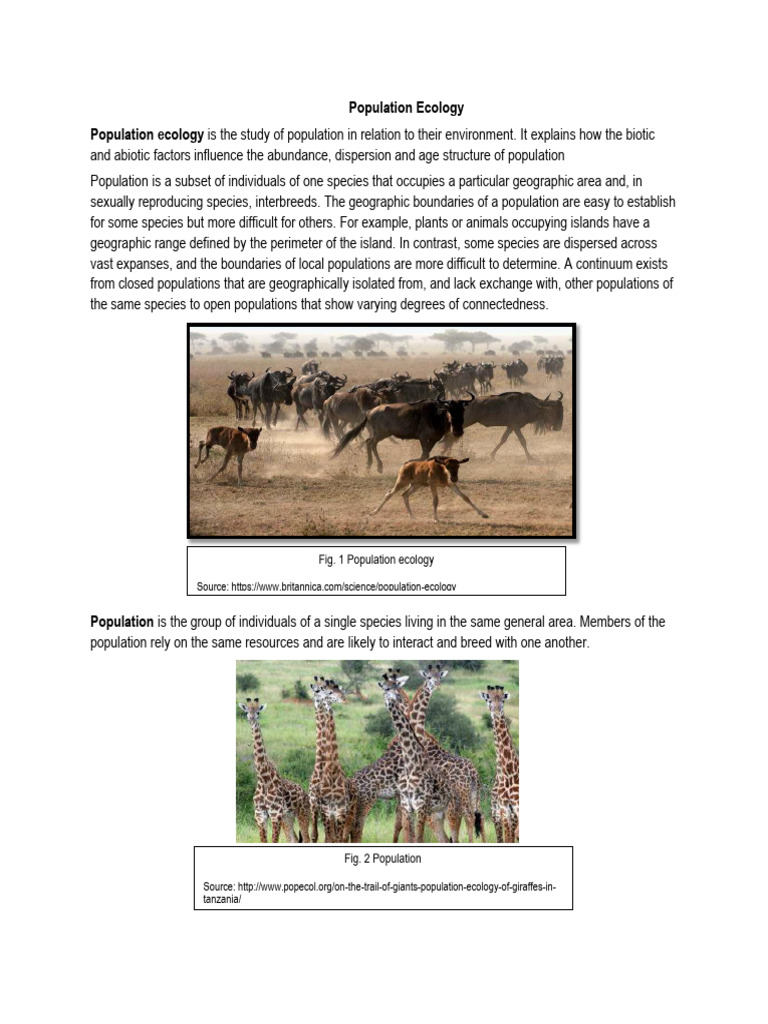 Lesson 5 | PDF | Biological Dispersal | Ecology