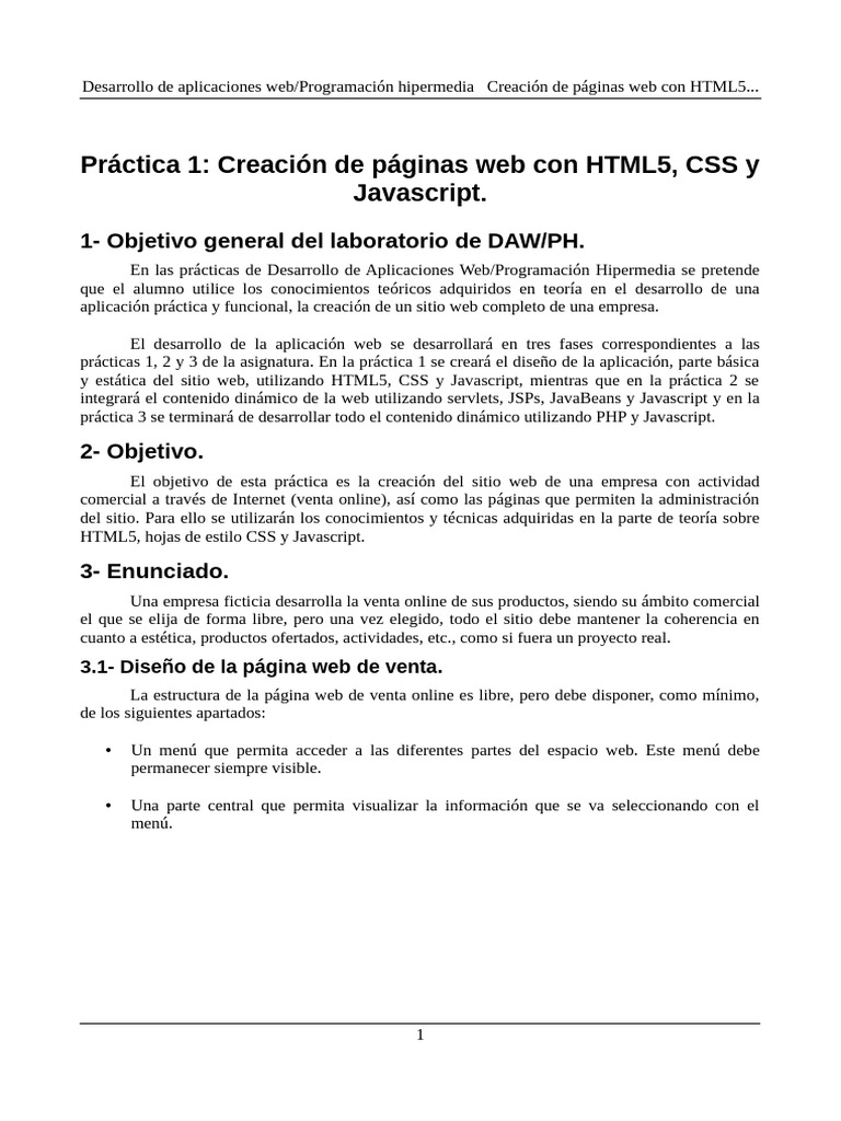 Practica1 | PDF | Red mundial | Internet y web