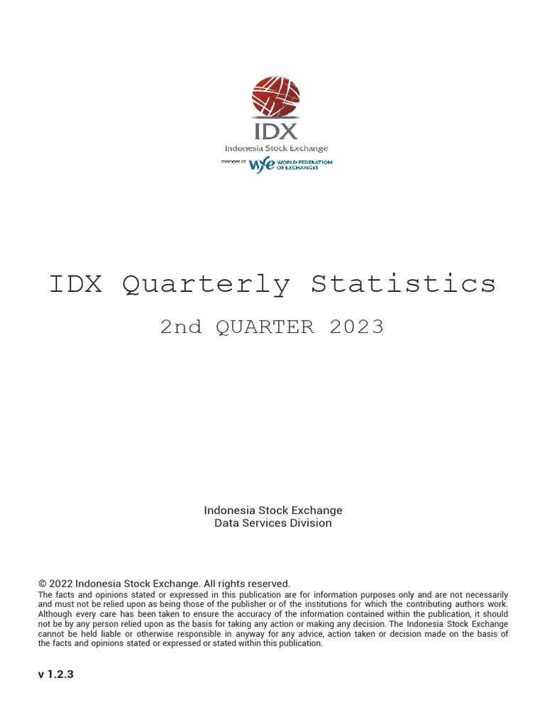 Idx 2nd-Quarter 2023 | PDF