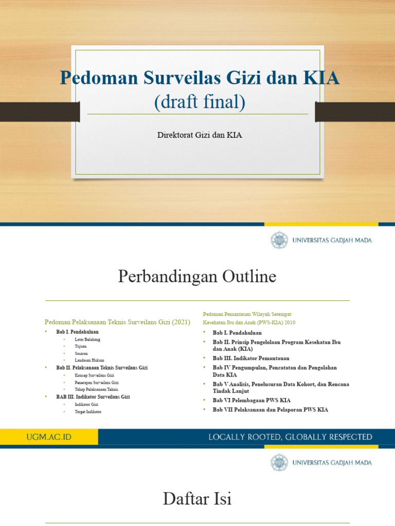 Pedoman Surveilans Gizi Dan KIA (Draft Final) | PDF