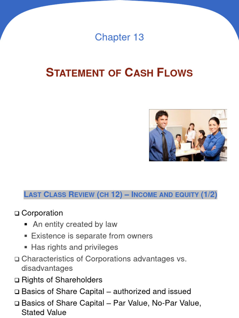 Ch 13 Statement of Cash Flows-1 | PDF | Dividend | Debt