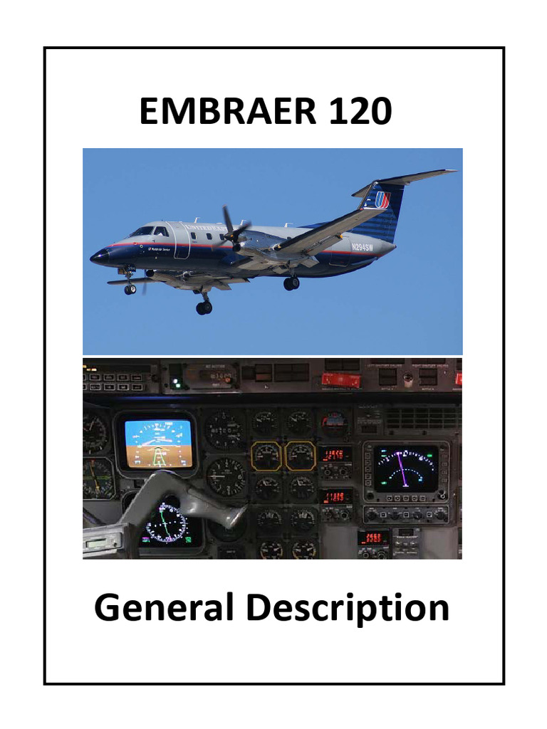 Embraer 120 Airplane Description | PDF | Flight | Aerospace Engineering