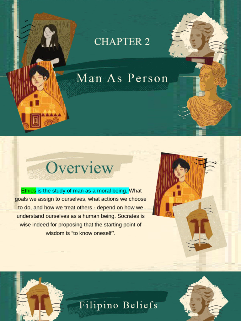 Man As Person Lesson 2 | PDF | Soul | Morality