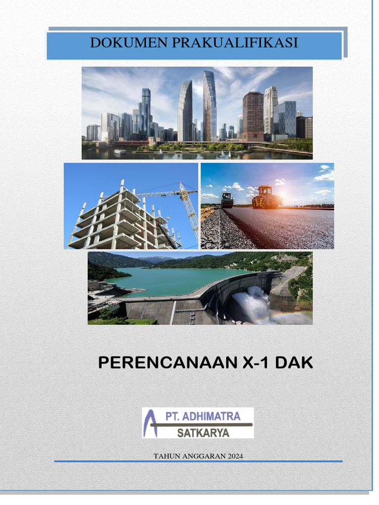 Dokumen Prakualifikasi DAK 2024 | PDF