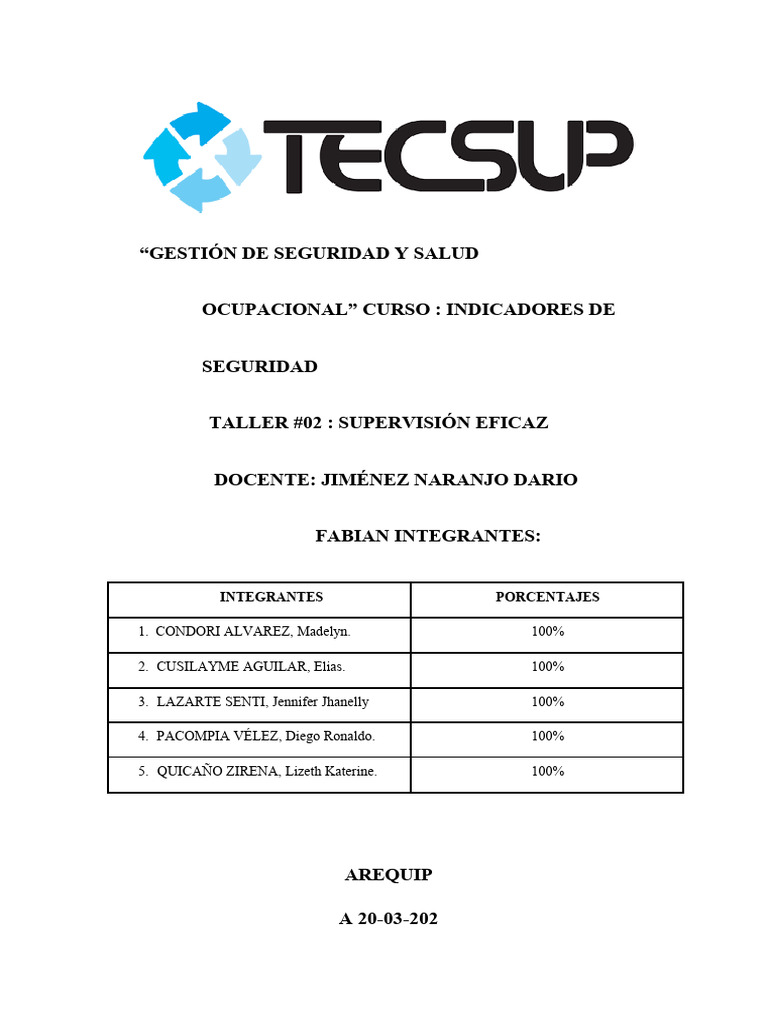 Supervisión Eficaz en Seguridad Laboral | PDF | Liderazgo | Aprendizaje