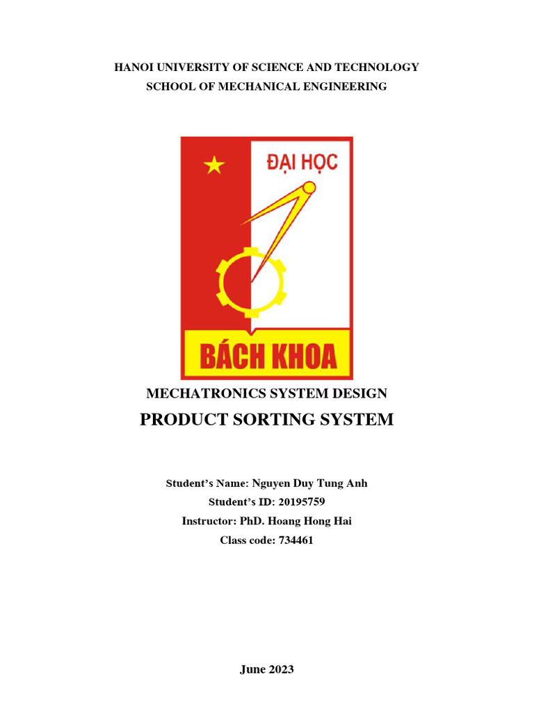 Final Report | Download Free PDF | Electric Motor | Programmable Logic Controller