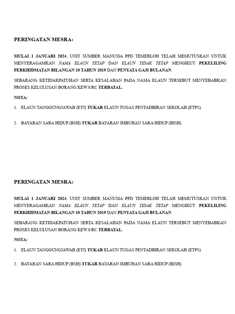 Peringatan Mesra 2.0 | PDF