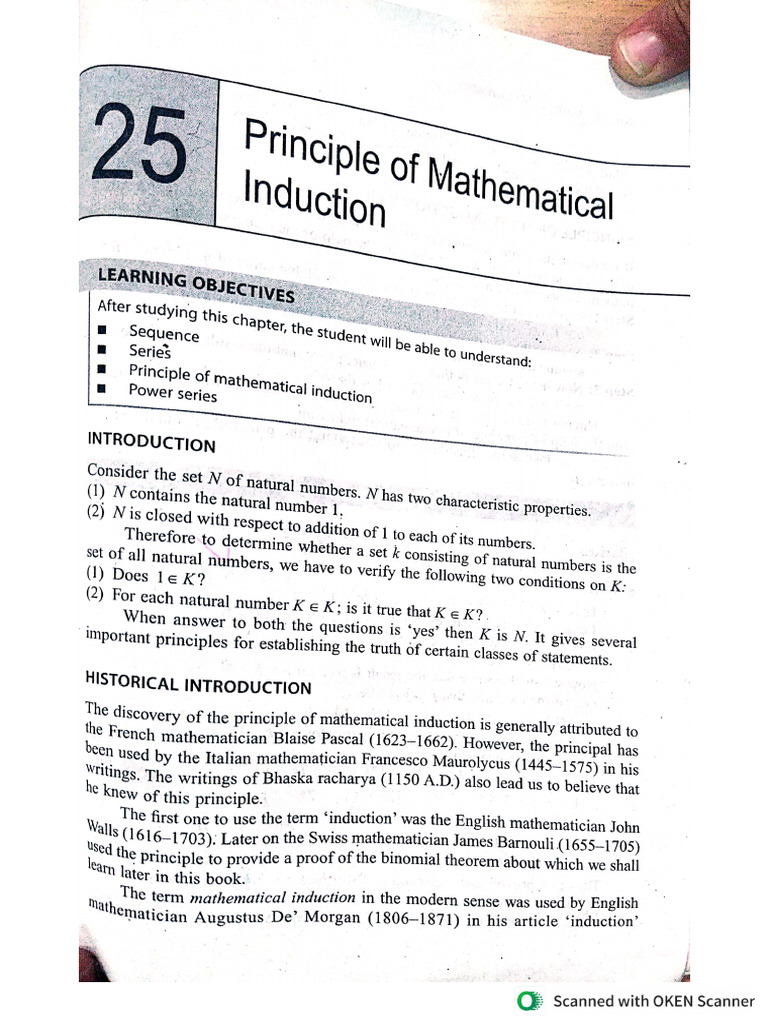 Module 3 Chap 2 Mathematical Induction | PDF