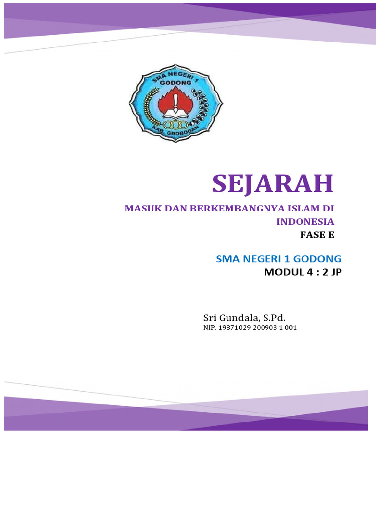 Modul Ajar Sejarah - Masuk Dan Berkembangnya Islam Di Indonesia - Fase ... Modul Ajar Sejarah - Masuk Dan Berkembangnya Islam Di Indonesia - Fase ...