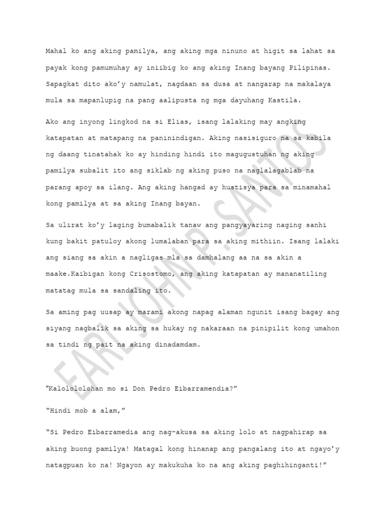 Monologo Ni Elias by Earl John P. Santos | PDF